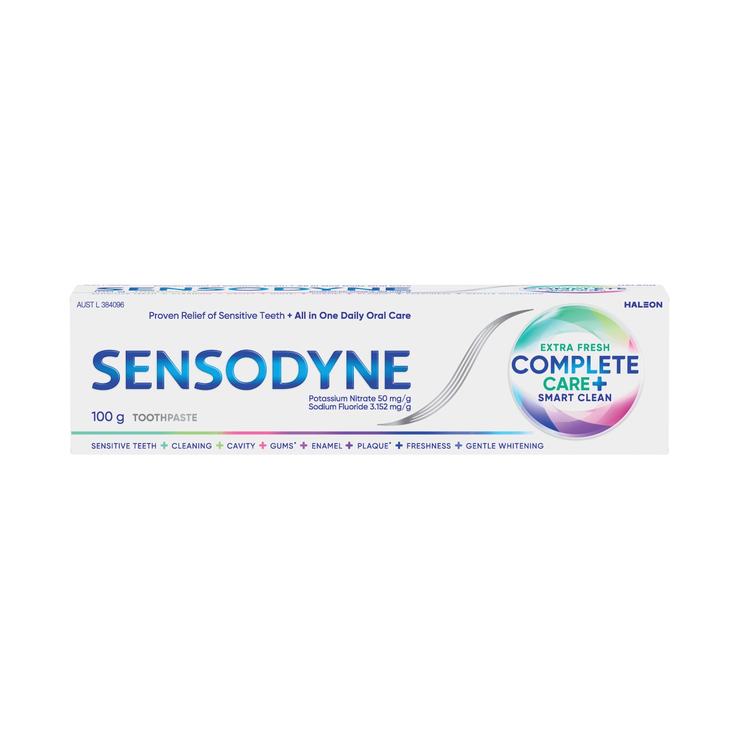 Buy Sensodyne Toothpaste Complete Care + Smart Clean Extra Fresh 100g ...