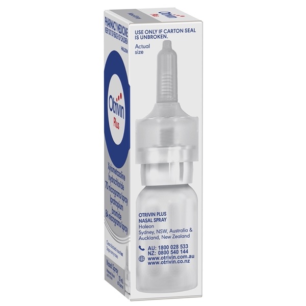 Buy Otrivin Adult Plus Nasal Spray 10ml Online at Chemist Warehouse®