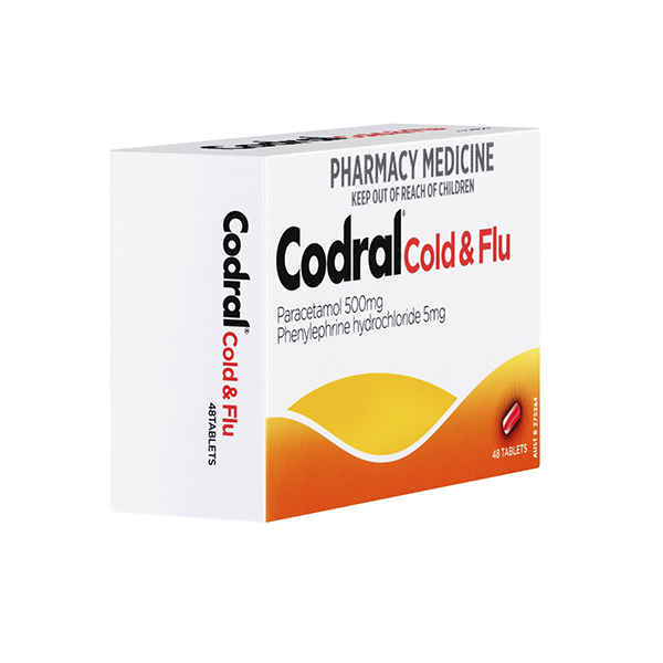 Buy Codral PE Cold & Flu Tablets 48 Pack Online at ePharmacy®