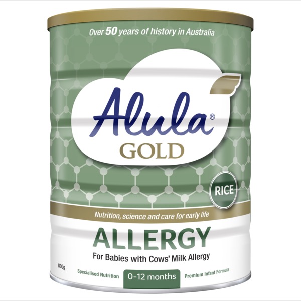 Buy Alula Gold Allergy Rice Infant Formula 0-12 Months 800g Online at ...