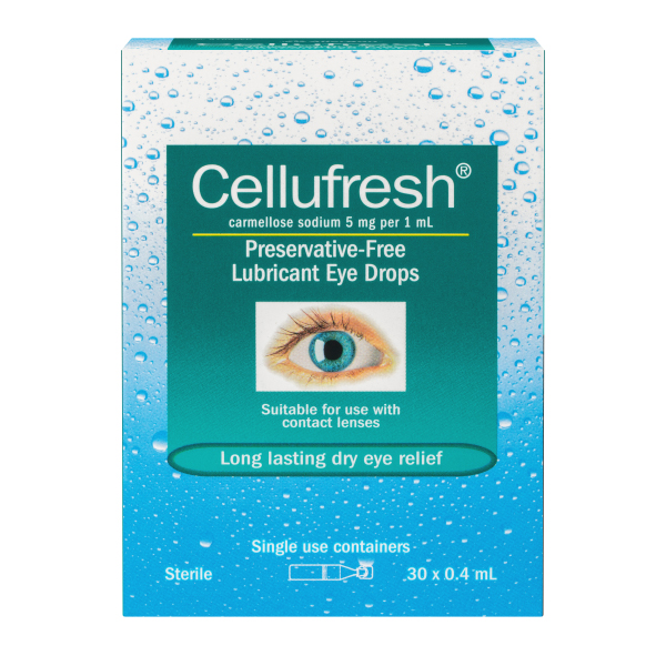 Buy Cellufresh Eye Drops 30 x 0.4ml Vials Online at Chemist Warehouse®