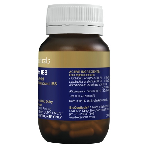 Buy BioCeuticals UltraBiotic IBS 30 Capsules Fridge Line Online at ...