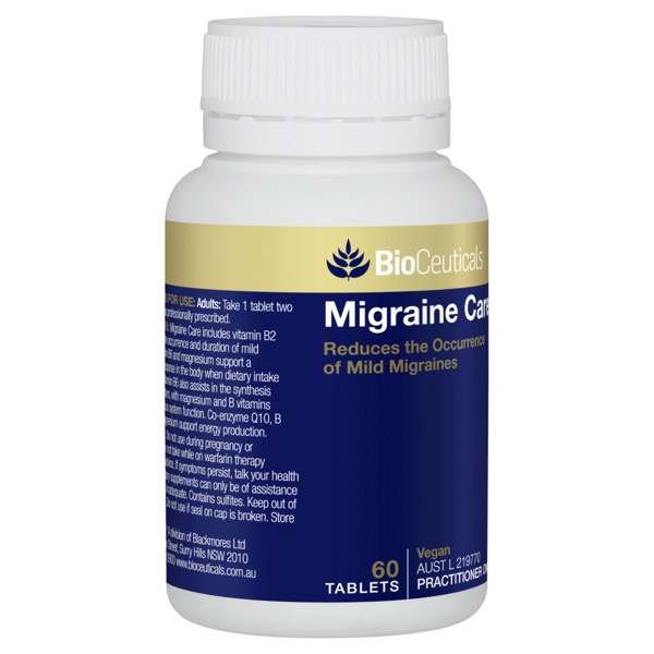 Buy BioCeuticals Migraine Care 60 Tablets Online at Chemist Warehouse®