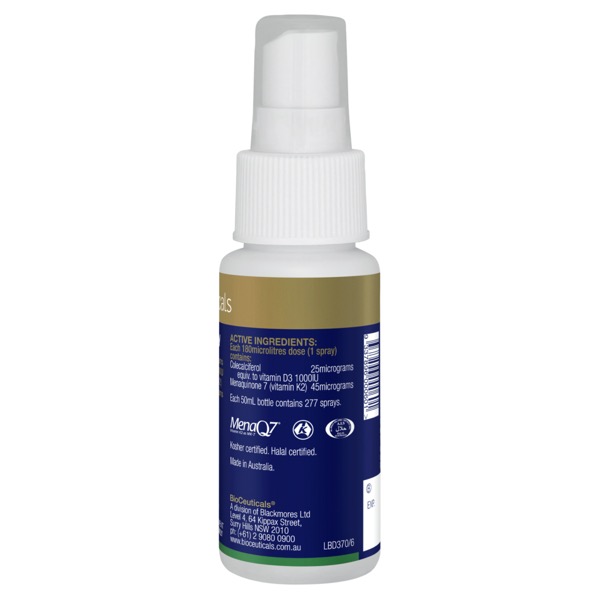 Buy BioCeuticals D3 + K2 Spray 50mL Online at Chemist Warehouse®