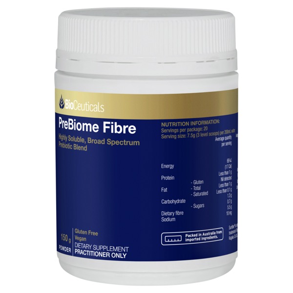 Buy BioCeuticals PreBiome Fibre 150g Online at Chemist Warehouse®