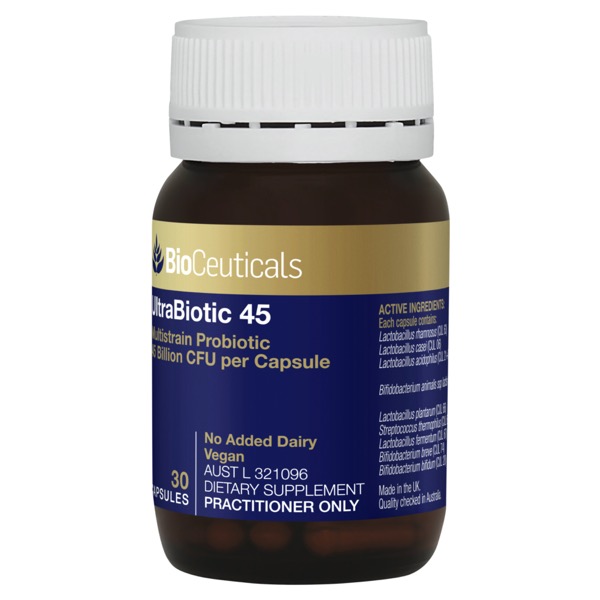 Buy BioCeuticals UltraBiotic 45 30 Vegecaps Fridge Line Online at ...