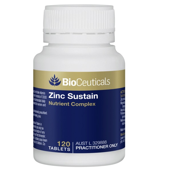 Buy BioCeuticals Zinc Sustain 120 Tablets Online at Chemist Warehouse®