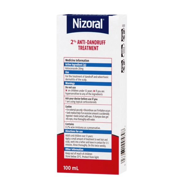 Buy Nizoral 2% Anti-Dandruff Treatment 100ml Online at Chemist Warehouse®