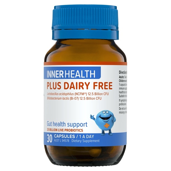 Buy Inner Health Plus Dairy Free Probiotic 30 Capsules Fridge Line ...
