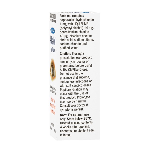 Buy Albalon Eye Solution 0.1% 15mL Online at Chemist Warehouse®