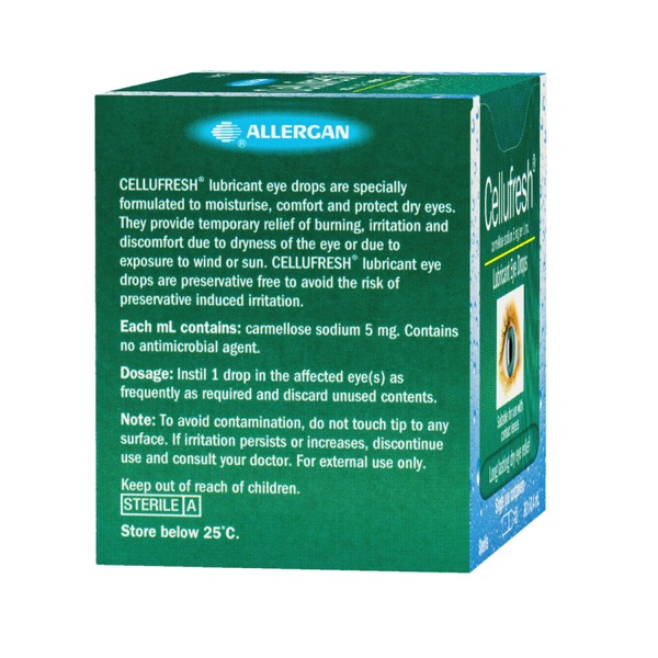 Buy Cellufresh Eye Drops 30 x 0.4ml Vials Online at Chemist Warehouse®
